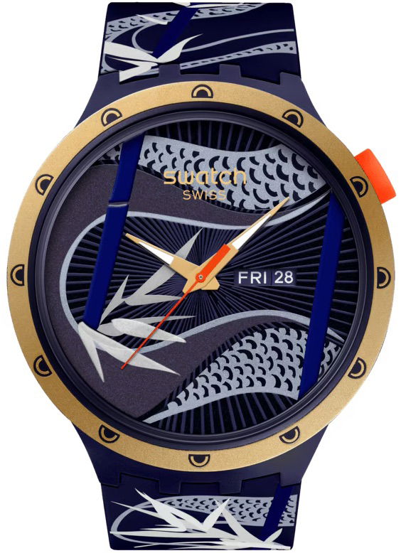 Swatch Sb05z700 BLUE AND GOLDEN LITHE DANCER | Gündüz Saat